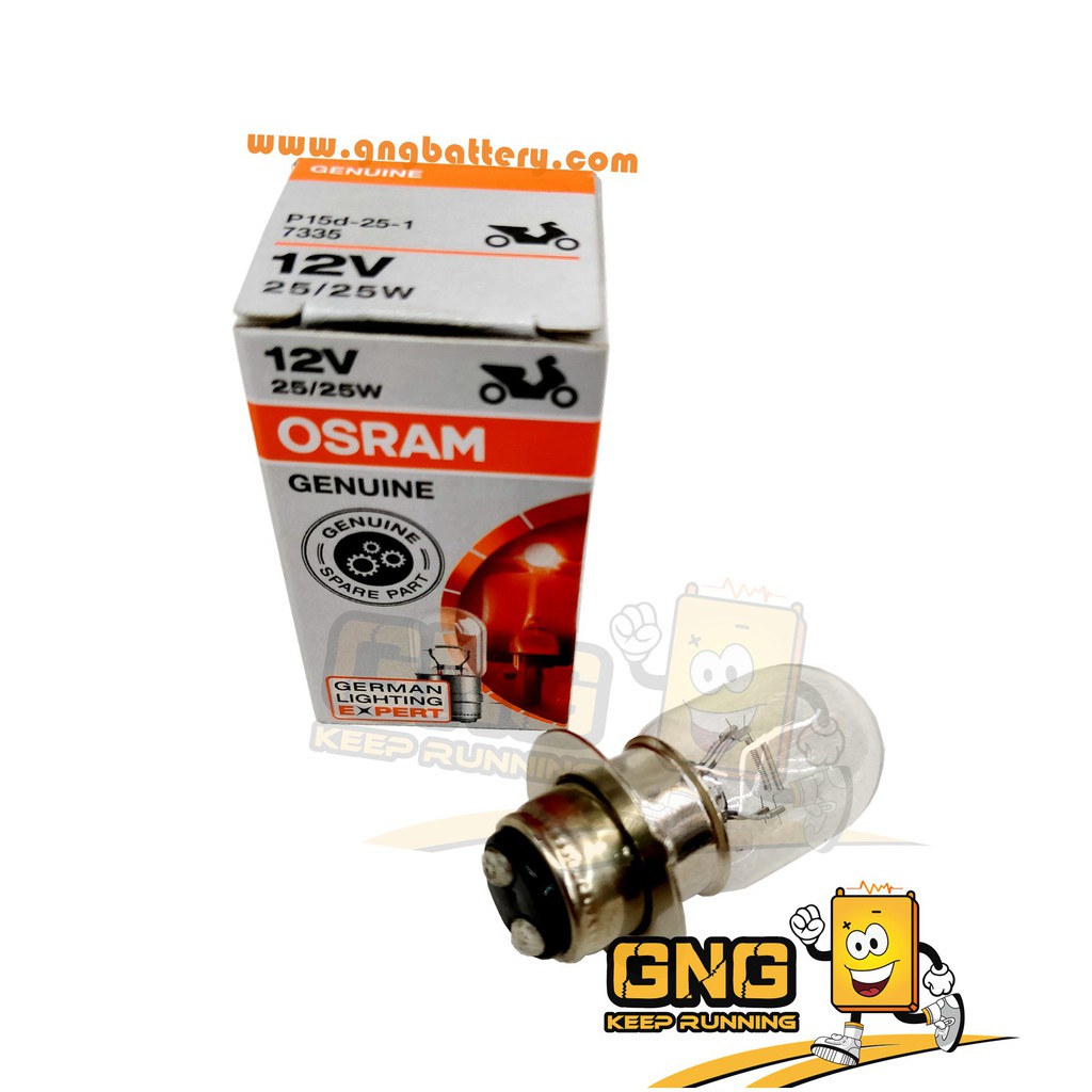 OSRAM MOTORCYCLE LIGHT BULB (12V25/25W) | Shopee Malaysia