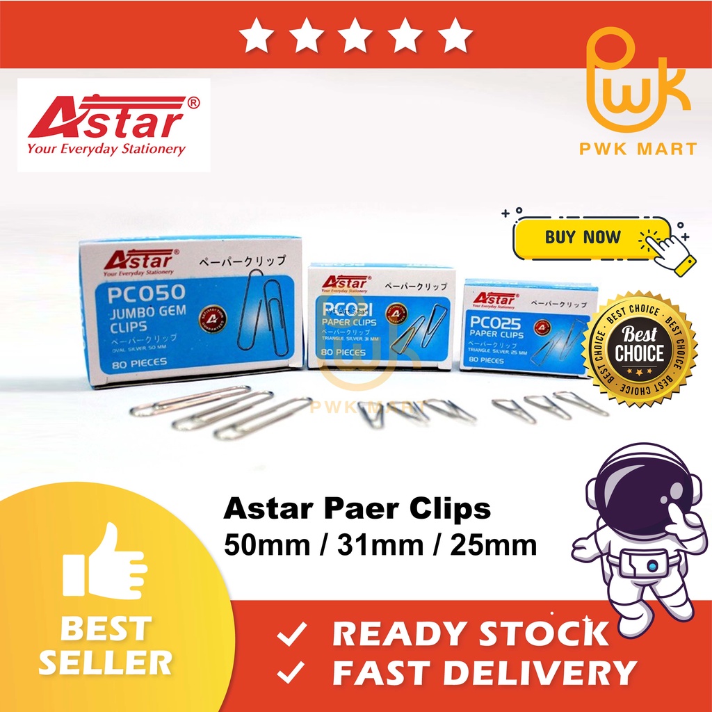 Paper Clips Triangle (25mm/31mm) / Jumbo Round (50mm) - Per Box ...