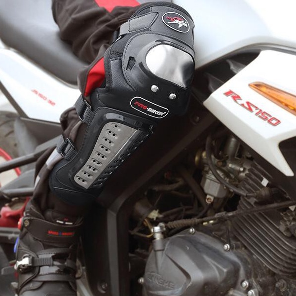 4Pcs Arm & Leg,Elbow & Knee Motorcyclist Grab Rider Shin Protective Pad ...