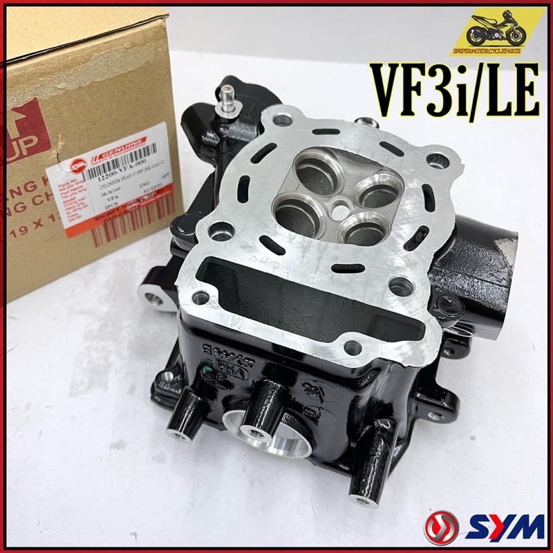 [100% ORI] SYM VF3 VF3i 185 LE PRO [ABS] CYLINDER HEAD COMP ONLY 12200-VFA-000-FG 100% ORIGINAL ...