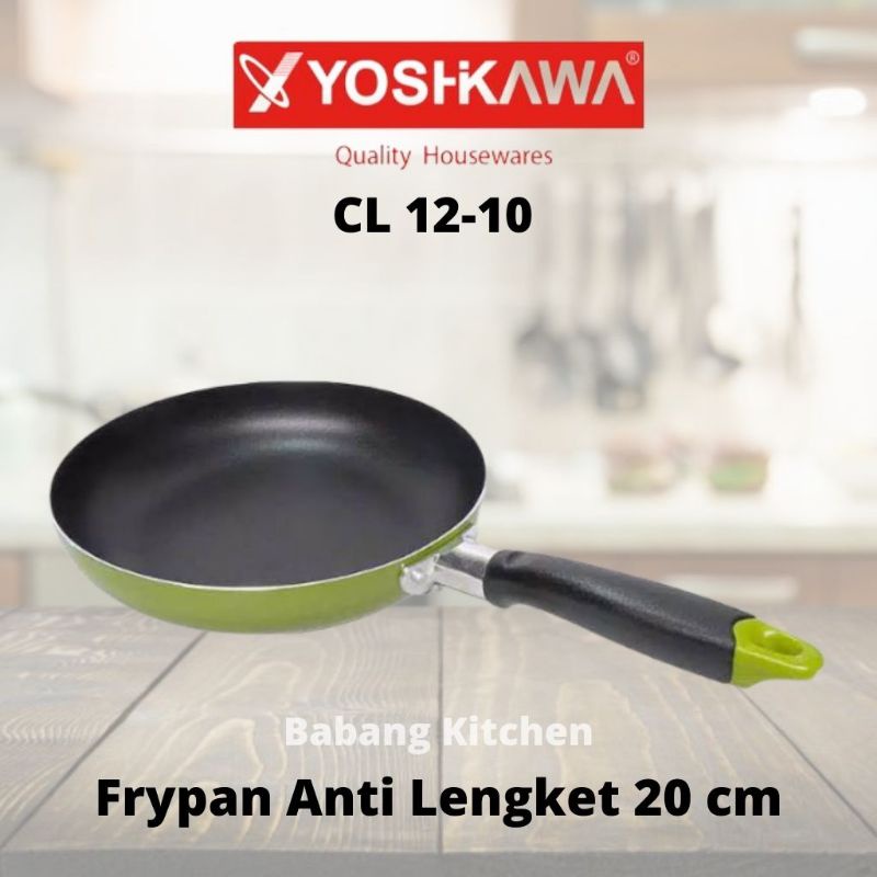 MERAH HIJAU Yoshikawa/minowa CL 1210 / XJ 120 non-stick teflon frypan ...