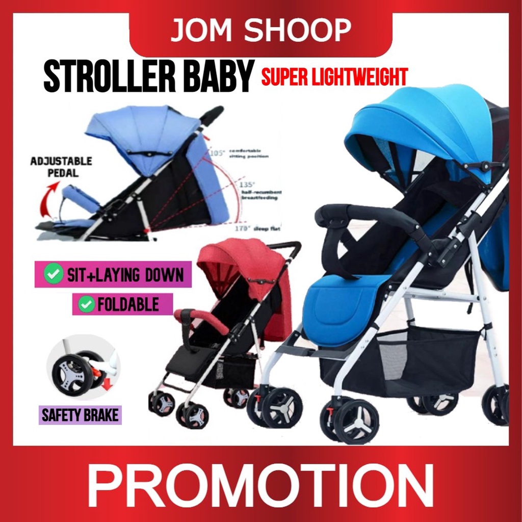 ~Ship From KL~ Foldable Baby Stroller Kereta Tolak Bayi Kereta Sorong ...