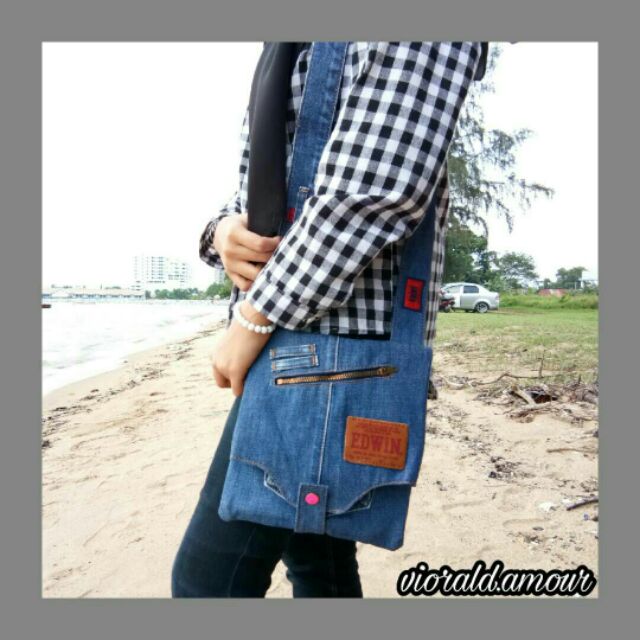 Home Made Sling Beg (Jeans) | Shopee Malaysia