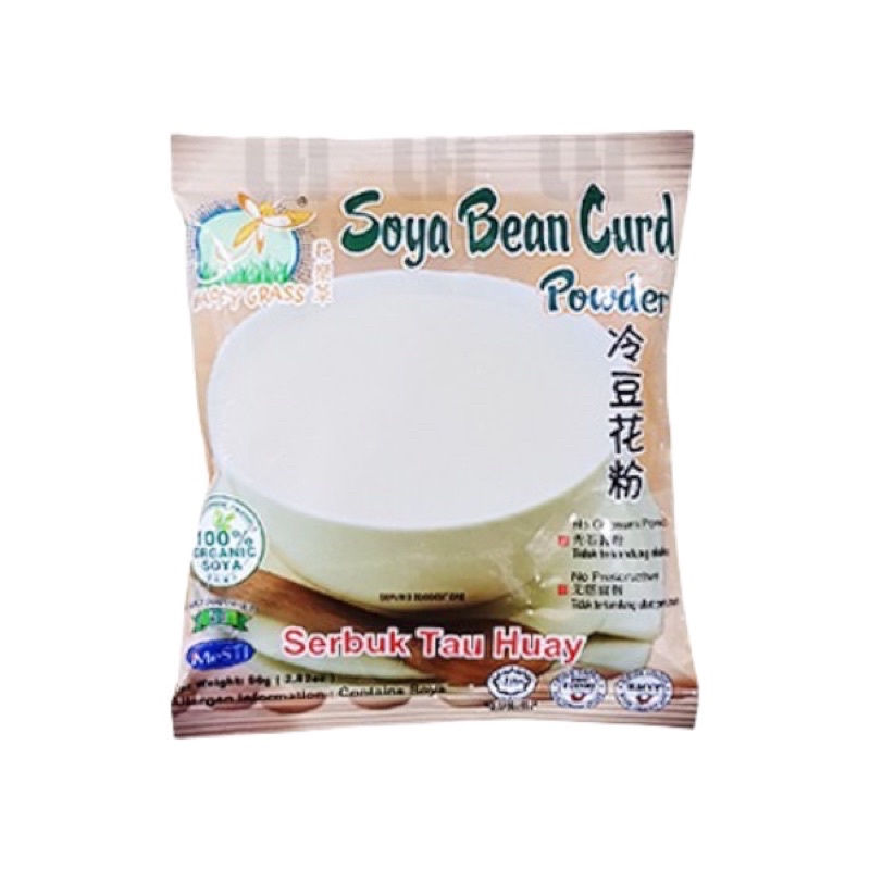 Happy Grass Soya Bean Curd Powder 80g / Serbuk Tau Huay / 快乐草冷豆花粉 80g ...