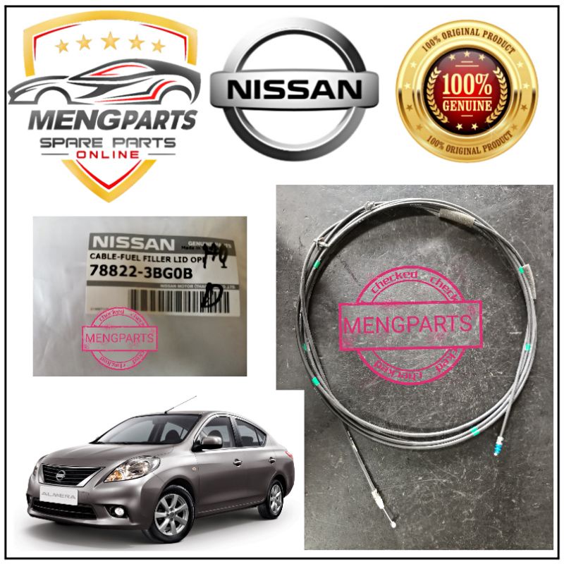 ORIGINAL NISSAN ALMERA N17 N17L FUEL LID CABLE FUEL TANK CABLE PETROL ...