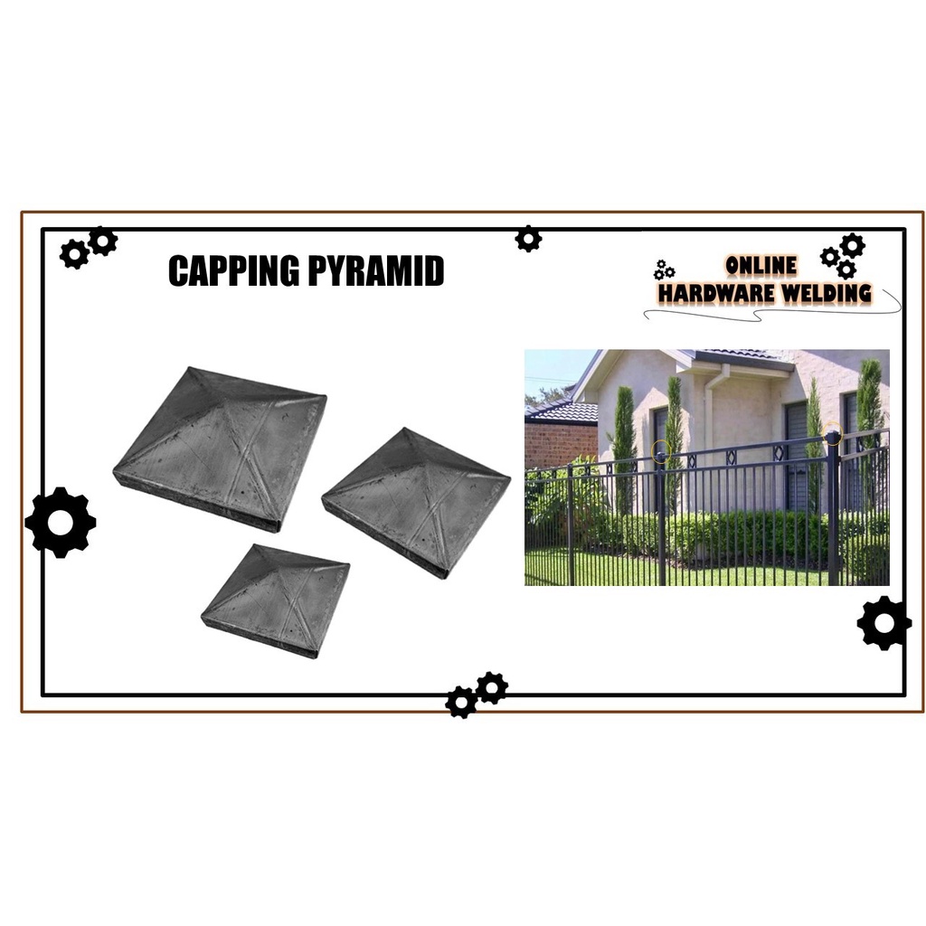 Full Square Capping Pyramid & Pyramid Top Cap & Cover Full Square ...