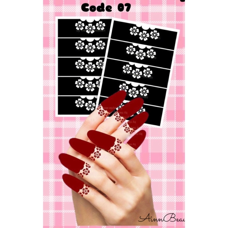 STICKER INAI JARI / sticker inai celup 🔥 senang & cepat 🔥 | Shopee Malaysia