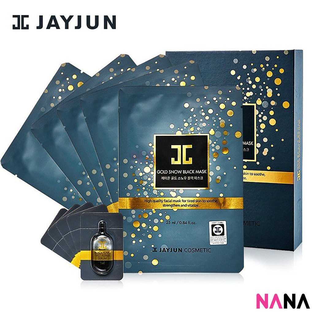JayJun Gold Snow Black Mask (25ml x 5pcs + 1ml x 5pcs) | Shopee Malaysia