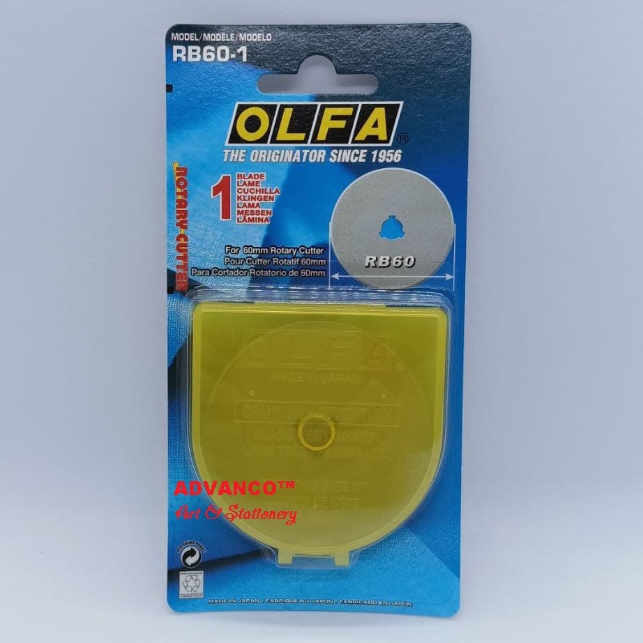 OLFA CUTTER (RB60-1) BLADE FOR RTY-3/G (1PC/PACK) | Shopee Malaysia