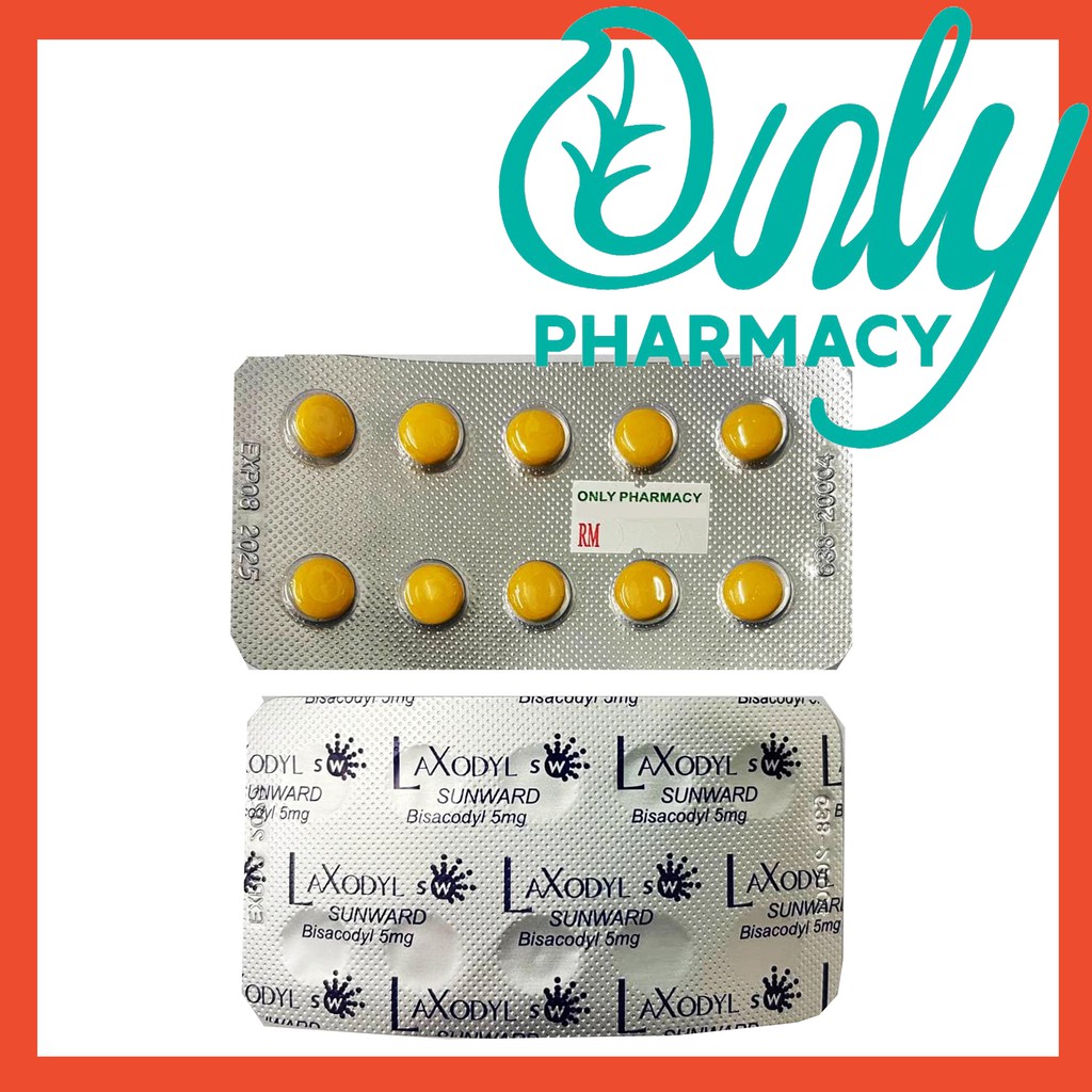 Laxodyl Bisacodyl 5mg tablet 10s | Shopee Malaysia
