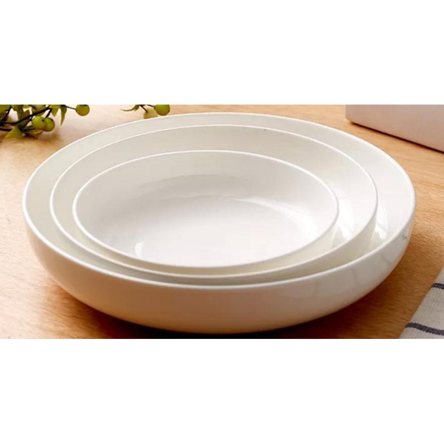 Salad Plates Deep Dish / Dish Soup Dinner Plate Porcelain 沙拉盘 | Shopee ...