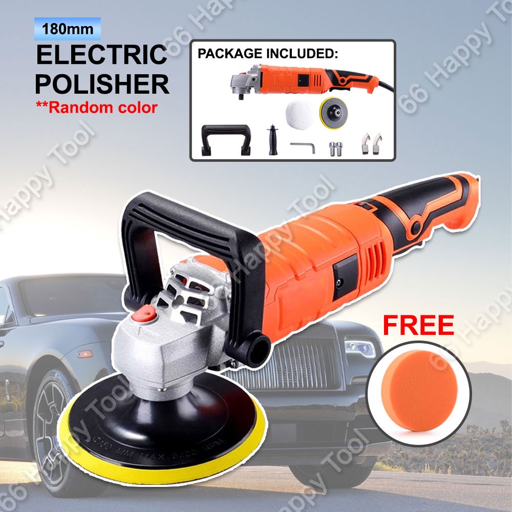 Automotive 7" 180mm 7 Inch 220V Navato Electric Polisher Car Polishing ...