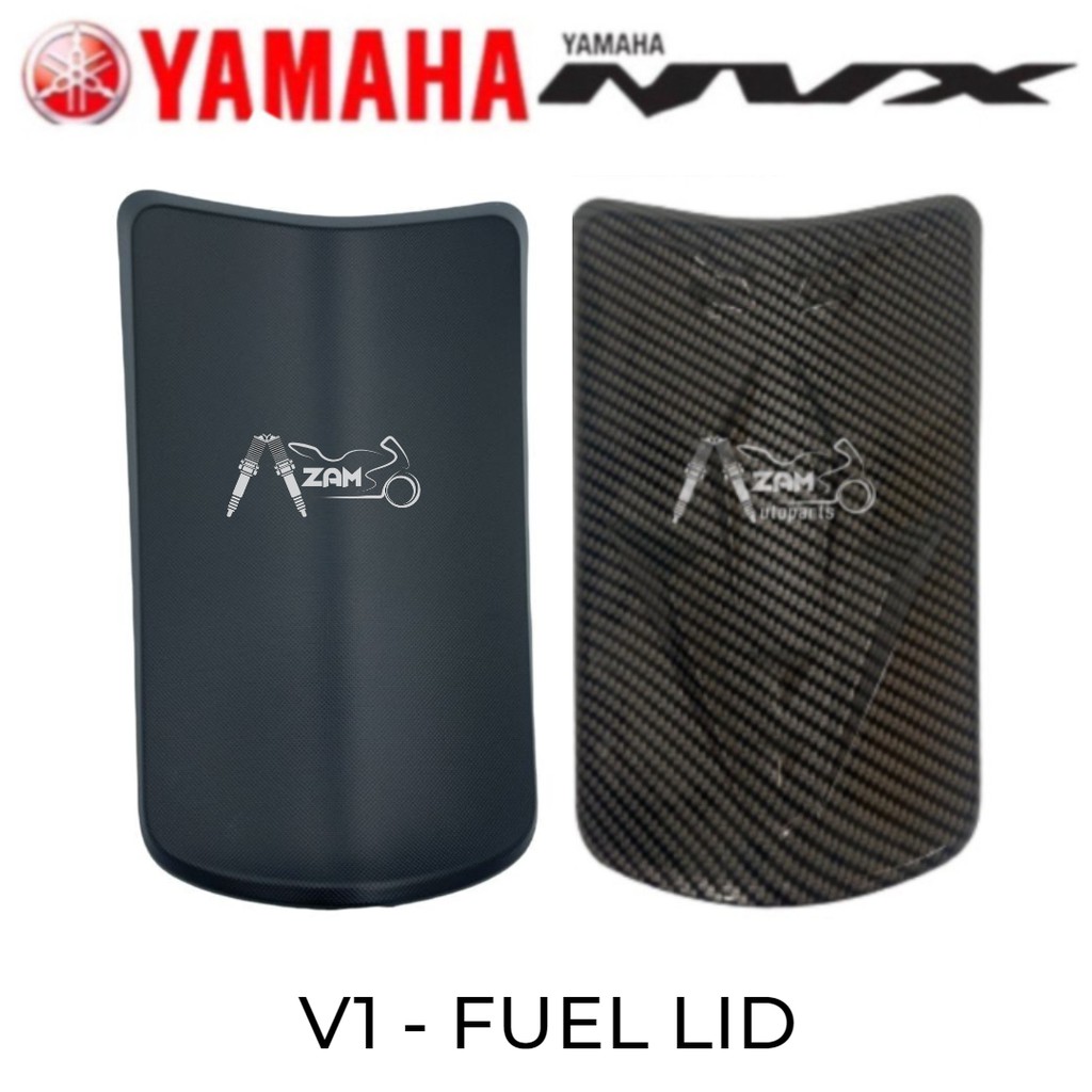 NVX 155 / V1 FUEL LID / FUEL TANK COVER 💯ORIGINAL YAMAHA / CARBON WT ...