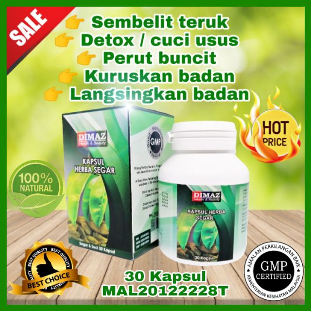 DETOX SLIMMING SEMBELIT UBAT KURUSKAN BADAN SLIMMING PRODUCT UBAT KURUS ...