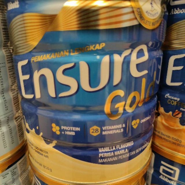 Ensure gold vanilla/coffee/wheat 850g | Shopee Malaysia
