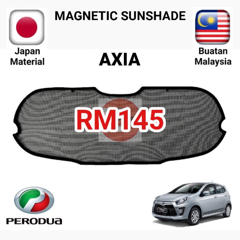 Perodua Axia 2014-2022 Rear Windscreen Premium Sunshade | Shopee Malaysia