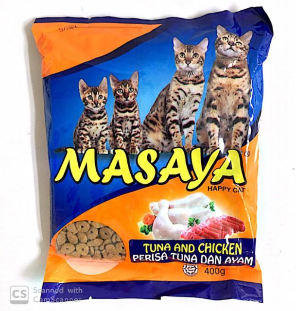 MASAYA HAPPY CAT TUNA & CHICKEN FLAVOUR 400G | Shopee Malaysia