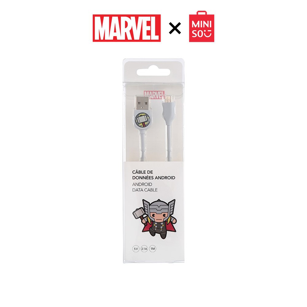 MINISO X MARVEL ANDROID DATA CABLE (Thor) | Shopee Malaysia
