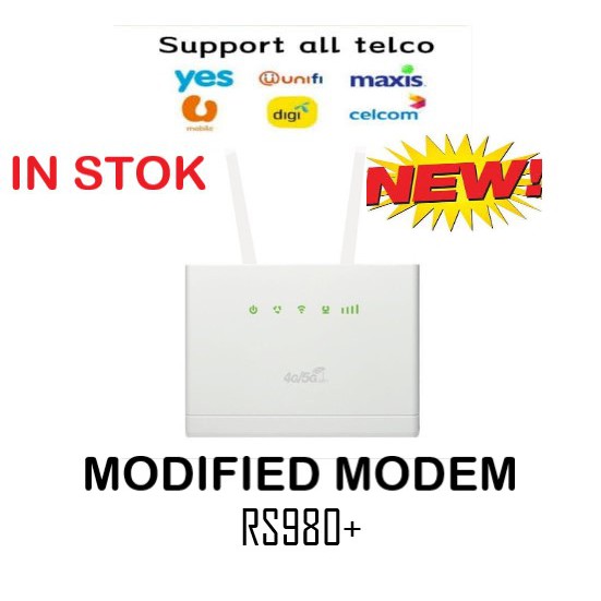 RS980+ New Modem Modified (SET COMPLETE) | Shopee Malaysia