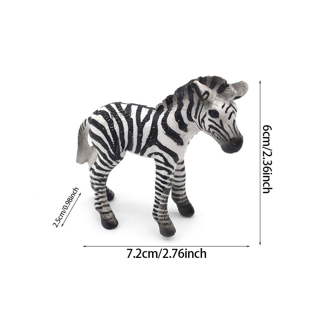 Safari jungle animals cake toppers realistic animal figures toys for ...