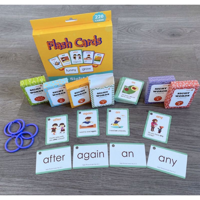 Dolch Sight Words Flash Card Kid Flash Card Early Learning Kids Books ...