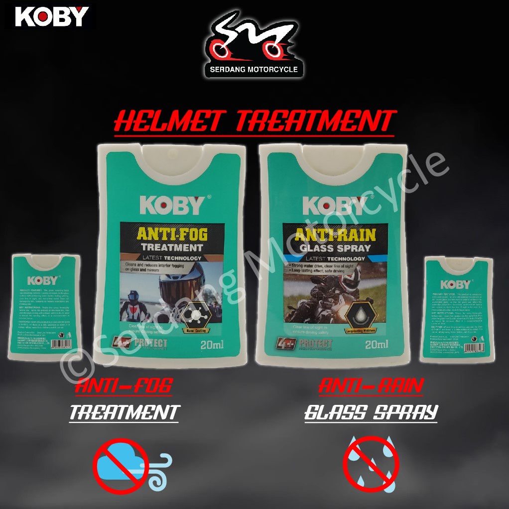 KOBY Anti Fog Treatment Anti Rain Glass Spray M320 MTN18 M319 MTN17 ...