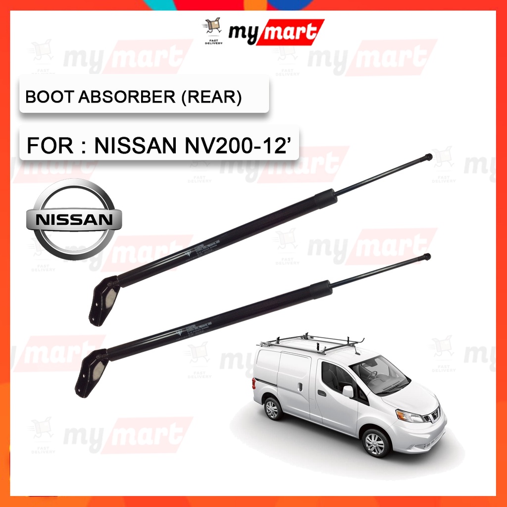 Nissan NV200 2012 Rear Bonnet Damper Boot Absorber Gas Spring Tailgate ...