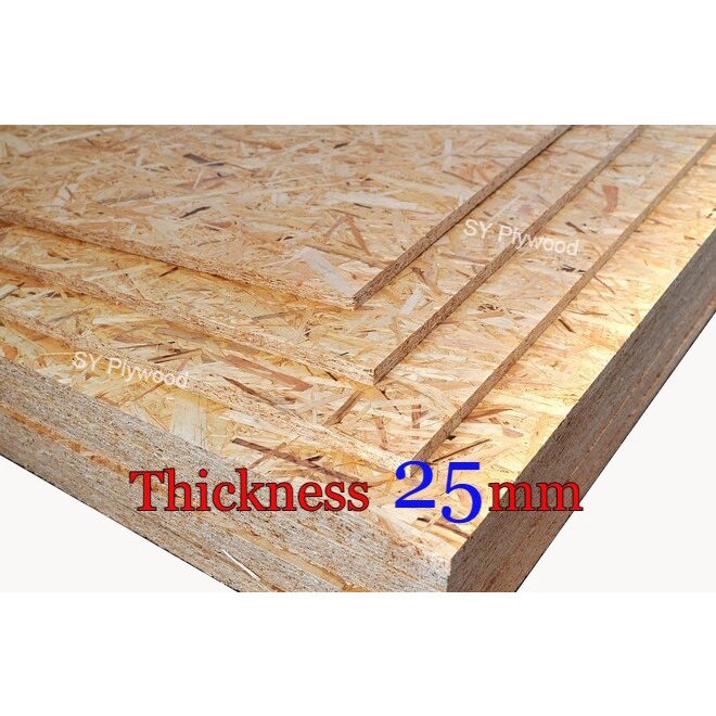 OSB Board 9mm / 12mm / 15mm / 18mm / 25mm (4ft x 8ft) by Bundle / Plywood / Papan / Wood / Kayu ...