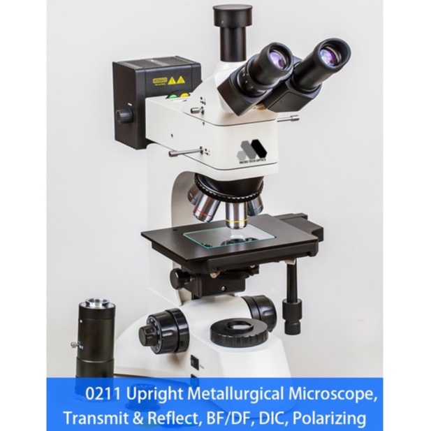 Professional Trinocular Upright Metallurgical Microscope Reflect, BF ...