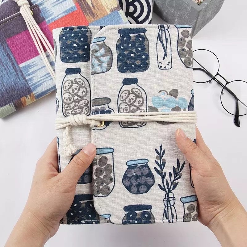 [NOTEBOOK] Giftandtape A5 & A6 Loose Leaf Textile Buku Nota Creative ...