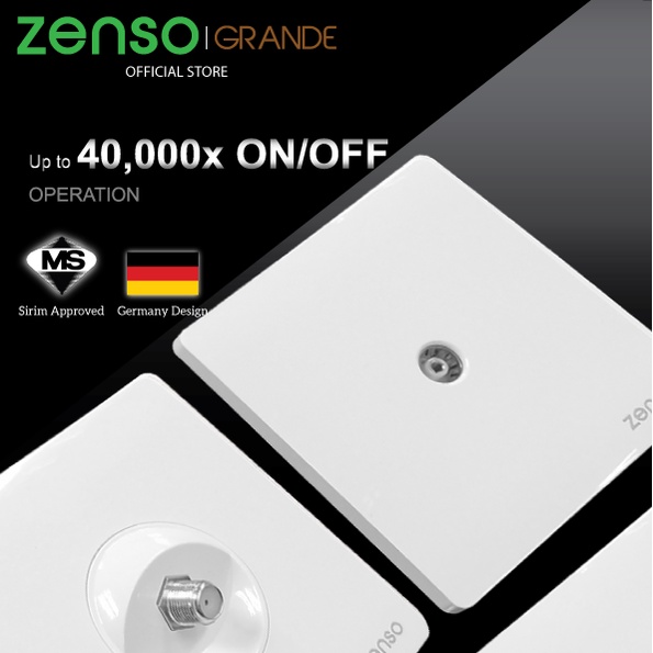 Zenso switch - Grande Series Switches & Socket Grande White Tel Astro ...