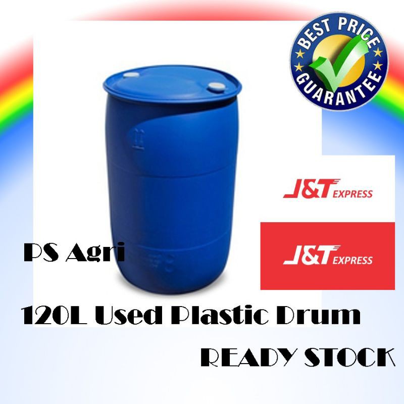 Used Plastic Drum Biru 120L ( H 30”x L 18” ) | Shopee Malaysia