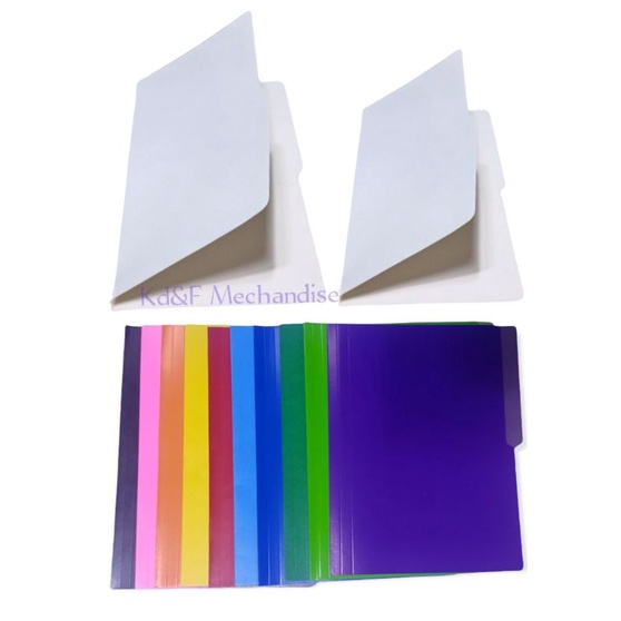Folders White & Assorted Colors (Long/Short) 12 pcs | Shopee Malaysia