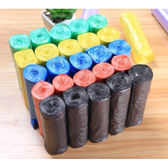 5 in 1 Refill Plastic Roll Plastik Sampah Lampin Pakai Buang Portable ...