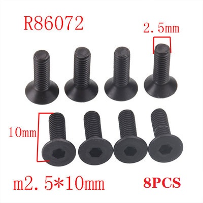 RC M2 M2.5 M3 M4 Button/Flat/Round/Column Head Hex Screws Nuts Metal ...