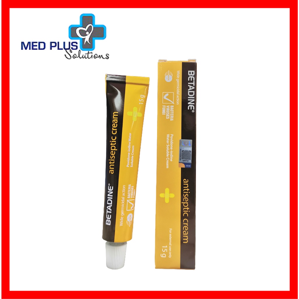 Betadine Antiseptic Cream 15g (EXP:11/2026) | Shopee Malaysia