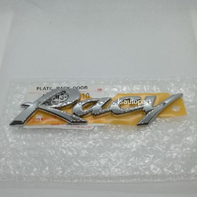 ORIGINAL TOYOTA PASSO RACY EMBLEM | Shopee Malaysia