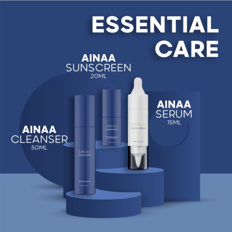 AINAA COMBO SET 3 IN 1 (ESSENTIAL CARE) 100% ORIGINAL+FREEGIFT ...