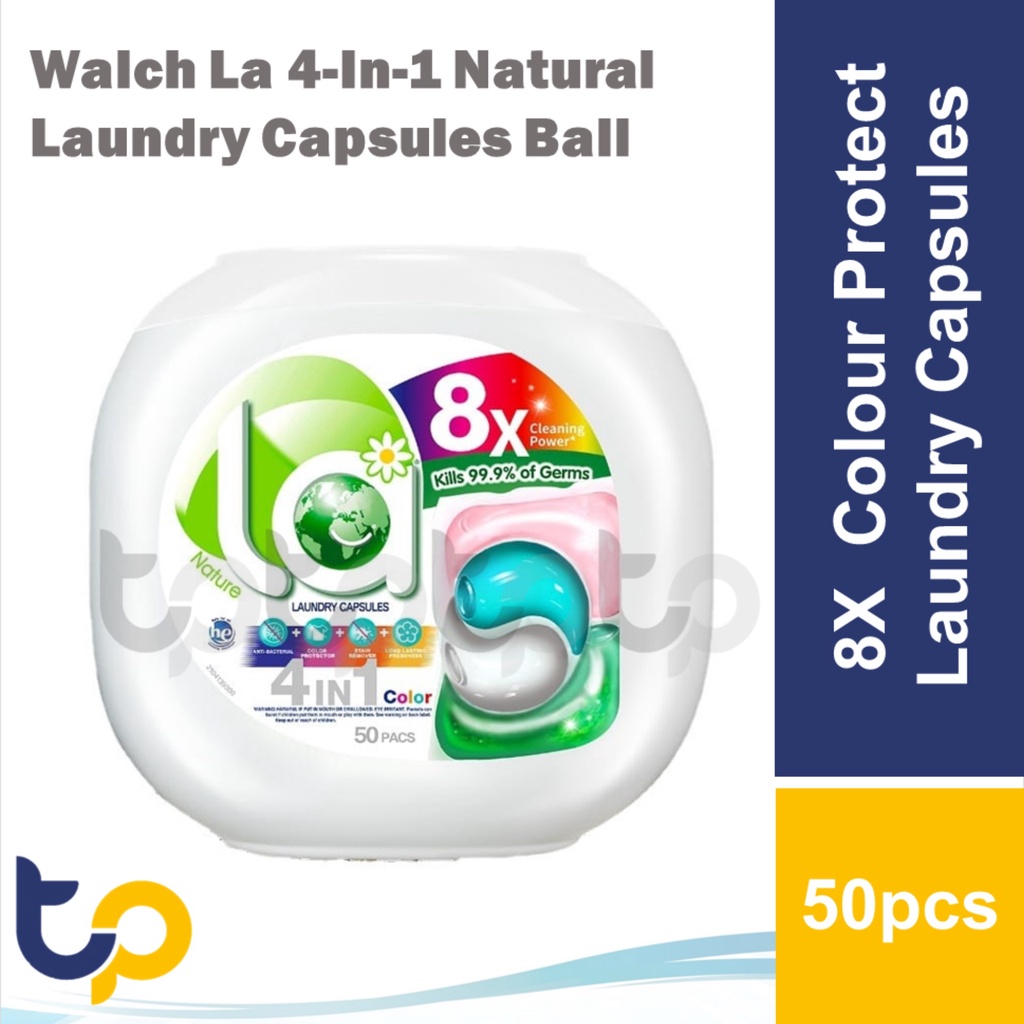 WALCH Fresh HY 4 In 1 Laundry Capsules/9X Antiseptic / LA 4 In 1 ...