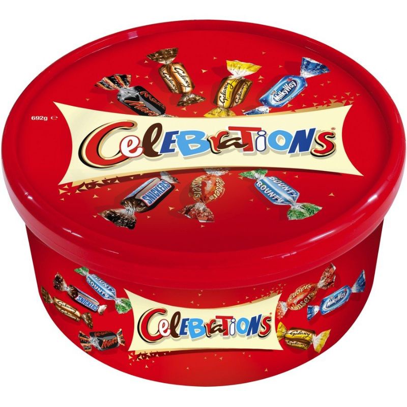 Mars Celebrations/Cadbury Heroes/Nestle Quality Street Tub XMAS EDITION ...