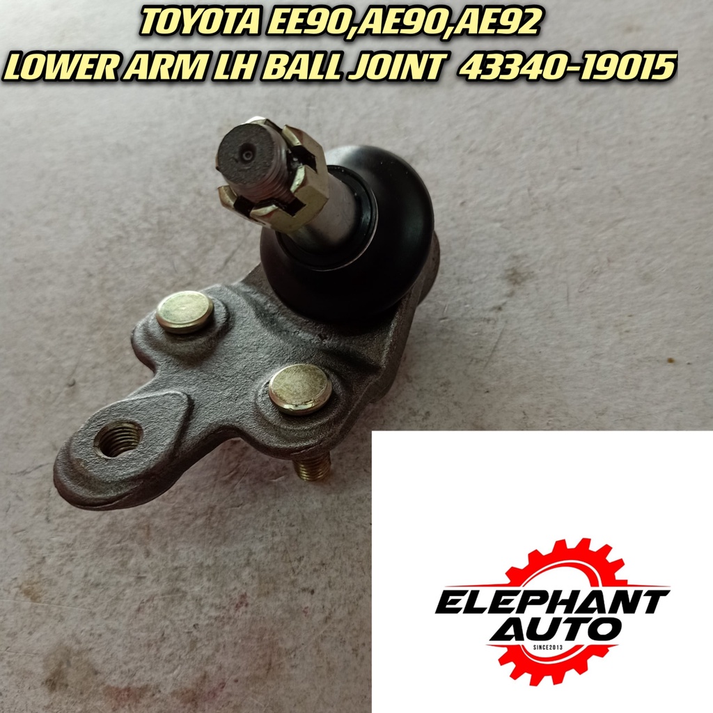 TOYOTA EE90,AE90,AE92 LOWER ARM LH BALL JOINT 43340-19015 | Shopee Malaysia