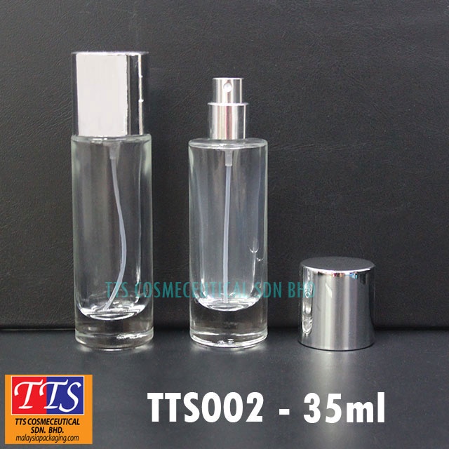 35ml Screw Reﬁllable Glass Perfume Bottle / Botol Minyak Wangi / Botol ...