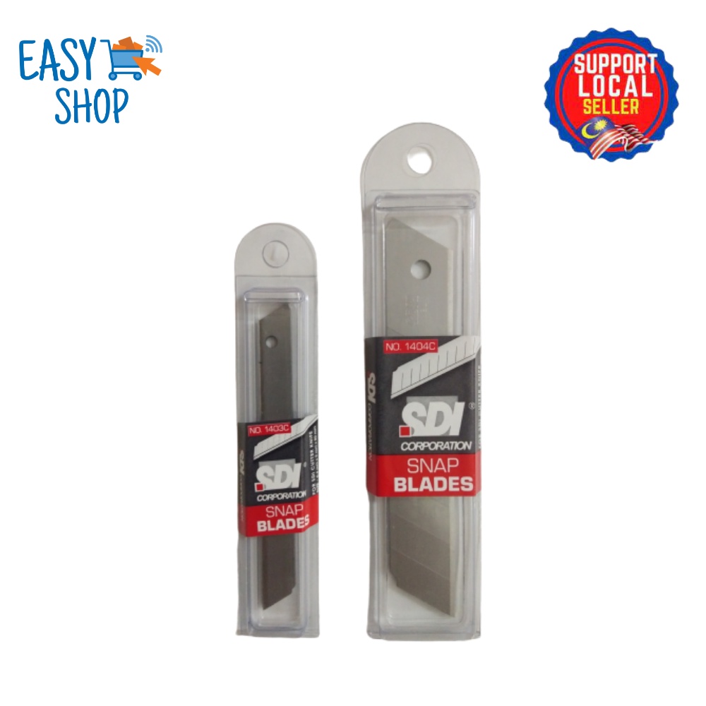 SDI Snap Blade Refill Small 1403C / Snap Blade Big 1404C (5Pcs Per Case) | Shopee Malaysia