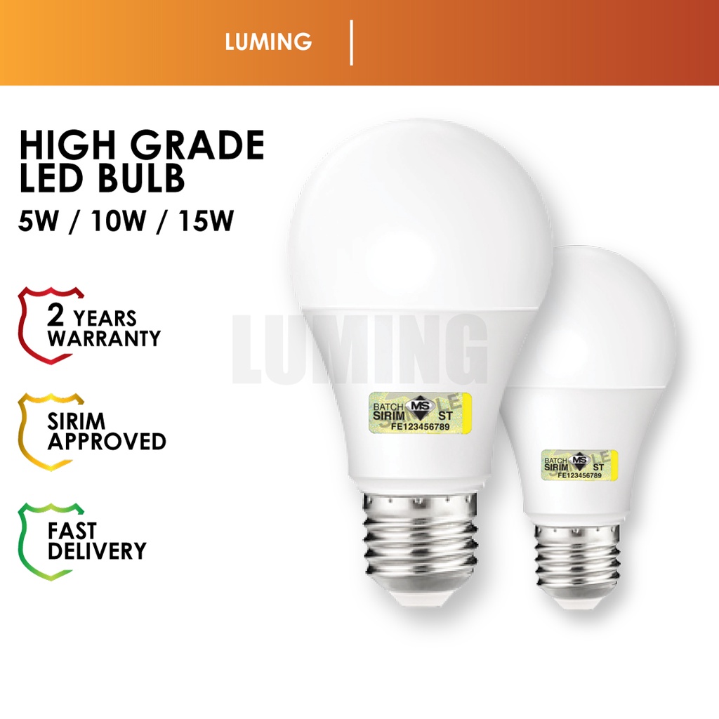 LMG_ SIRIM LED E27 Mentol Bulb 5W 10W 13W Energy Saving Lighting Table Lamp Home Ceiling Light ...