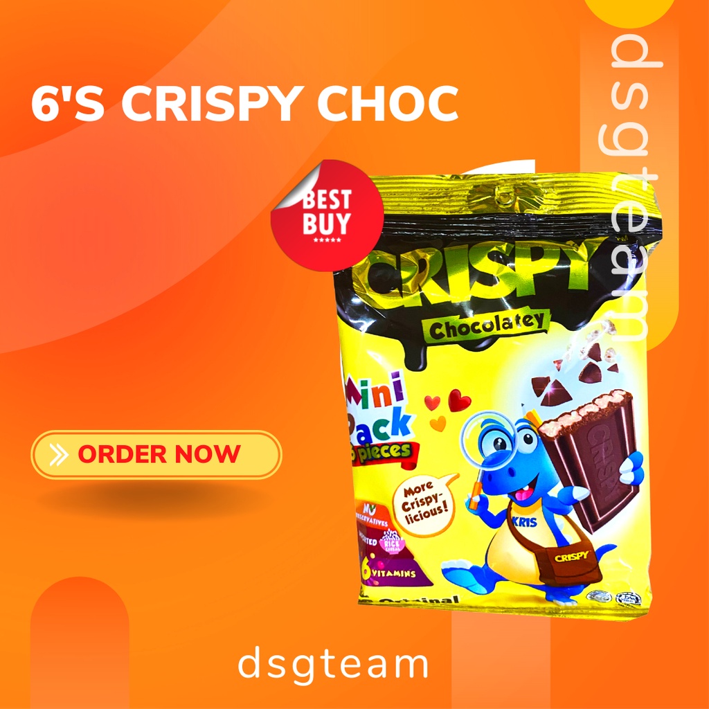 Crispy Chocolate Mini Pack (6pcs) | Shopee Malaysia