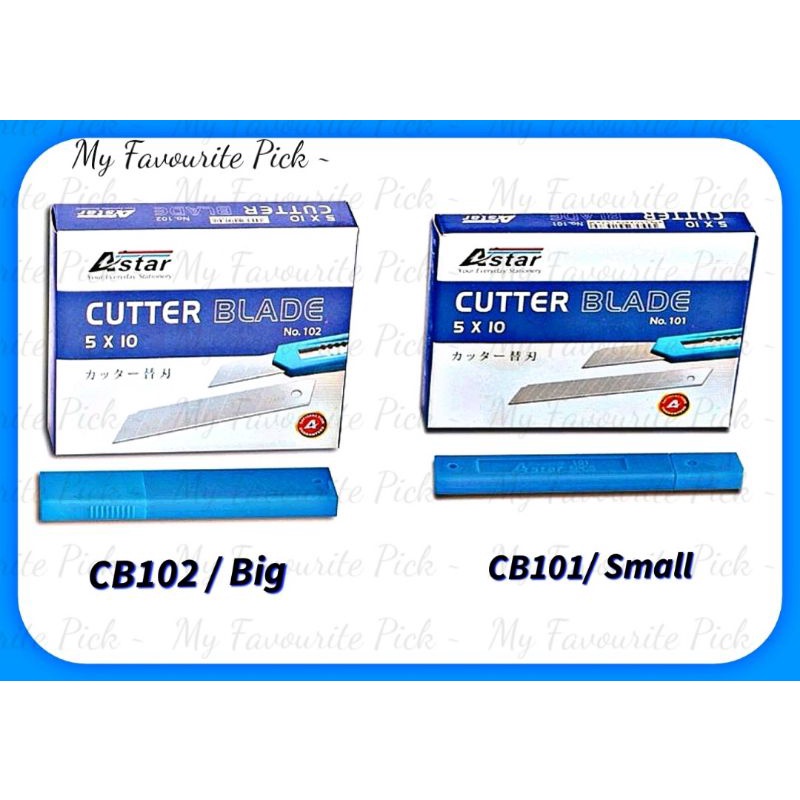 Astar Cutter Blade (box/10case@5pcs blade) | Shopee Malaysia