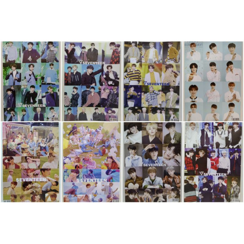 SEVENTEEN Kpop Poster 8pcs | Shopee Malaysia