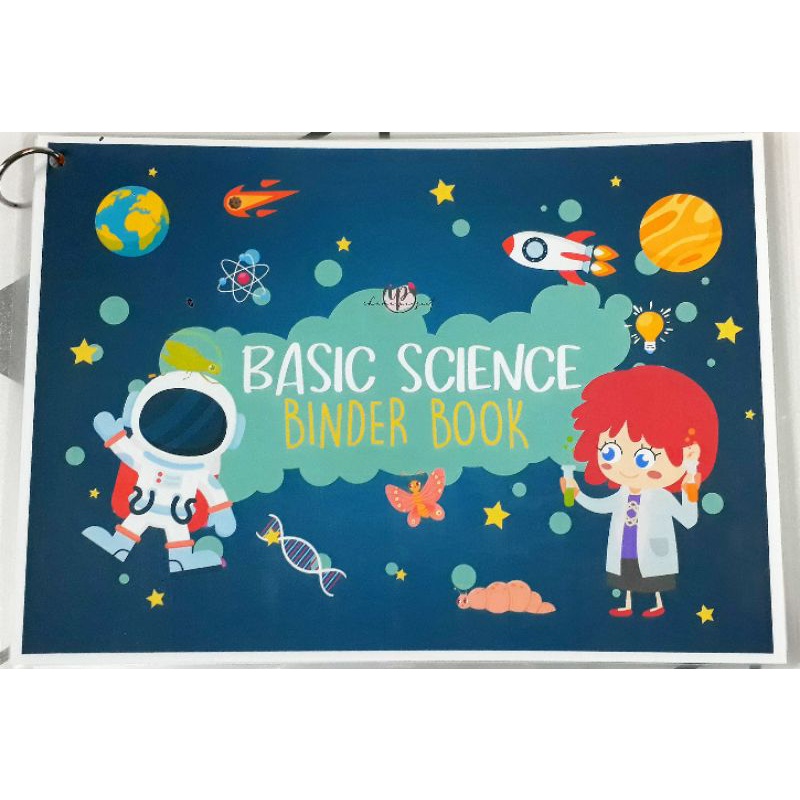 BASIC SCIENCE binder book, busy book, quiet book, early learning book ...