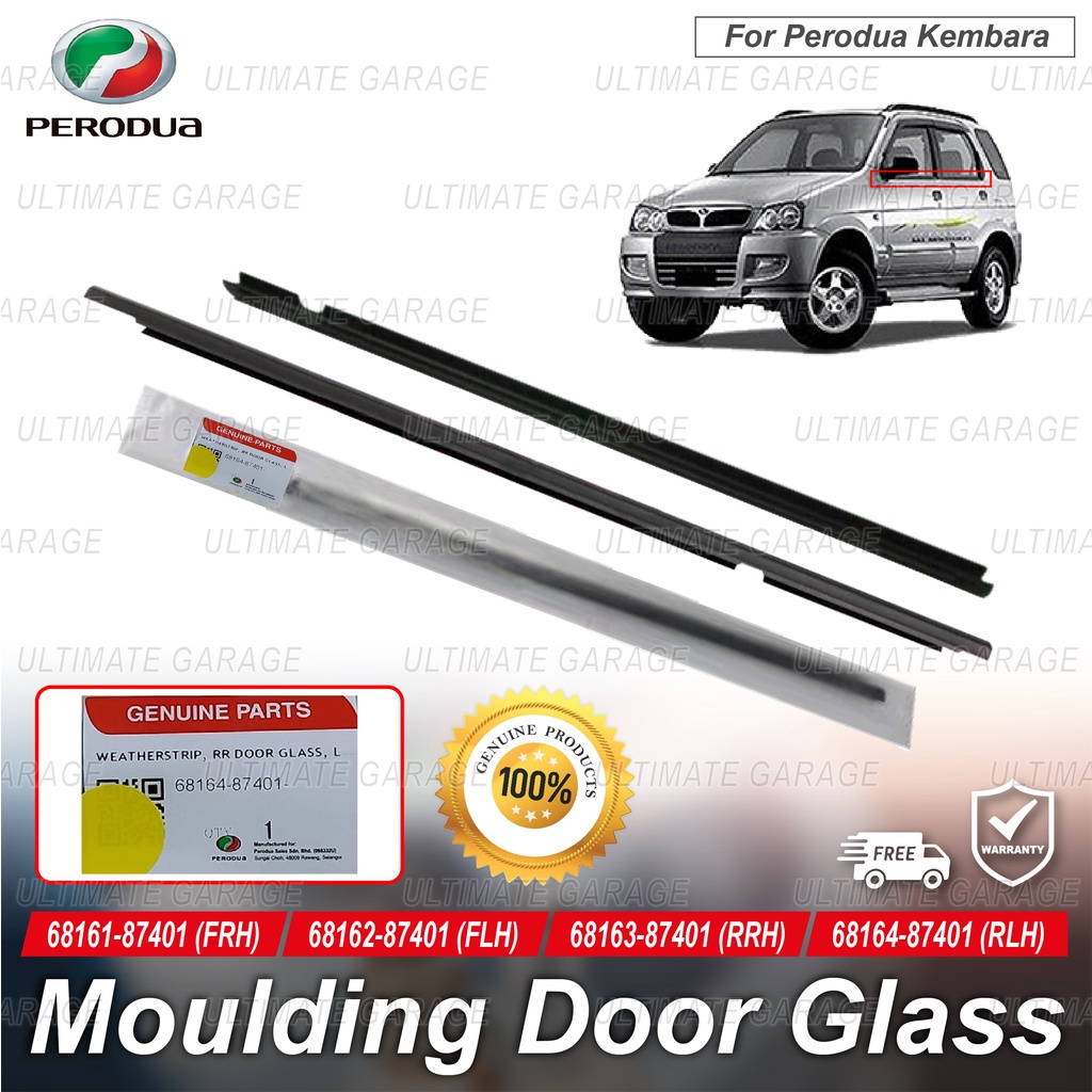 ORIGINAL PERODUA KEMBARA GLASS DOOR MOULDING SEAL RUBBER OUTER STRIP ...