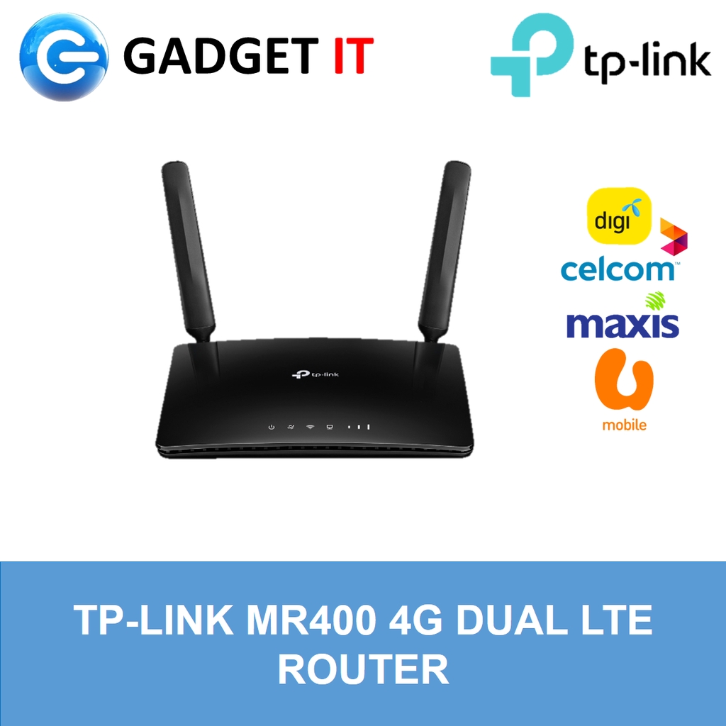 TP-LINK AC1200 WIRELESS DUAL BAND 4G LTE ROUTER MR400 | Shopee Malaysia